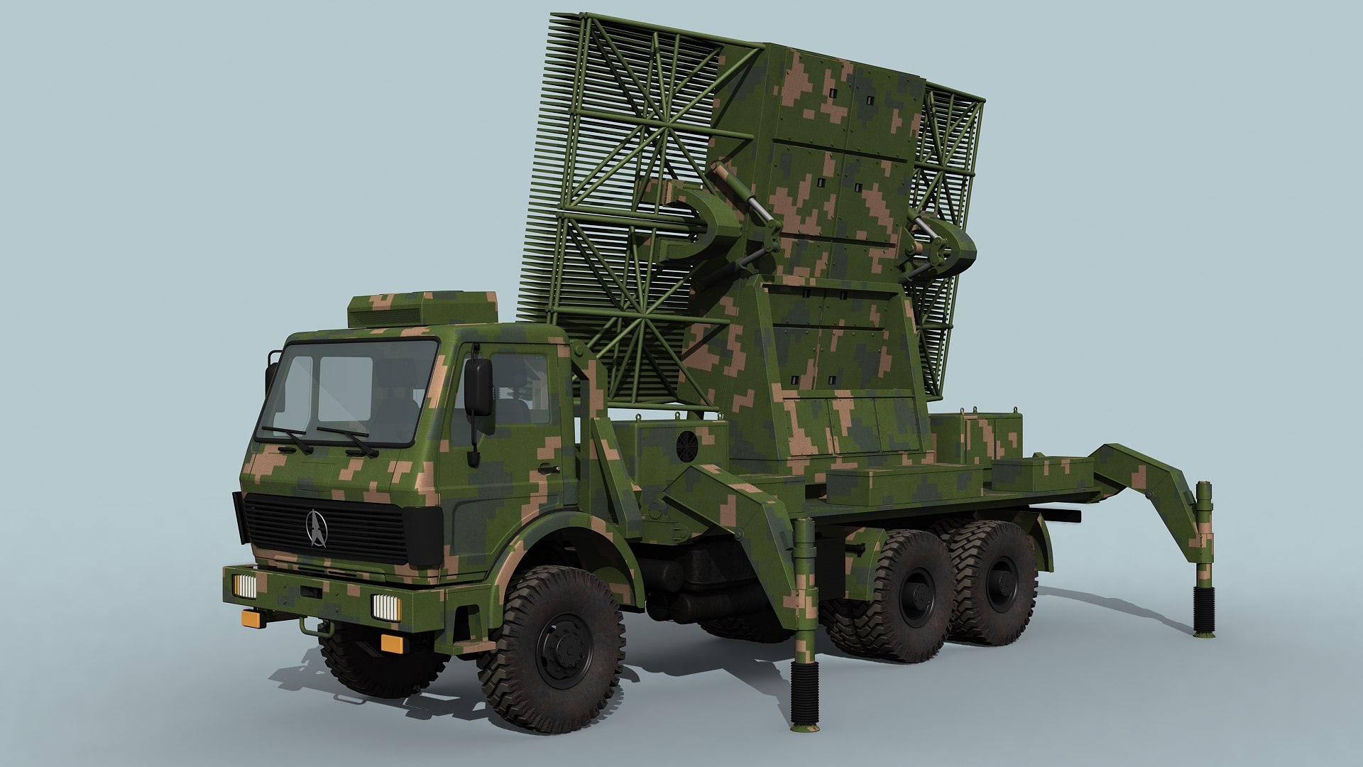 Type 305B Radar 3D Model - TurboSquid 1829635