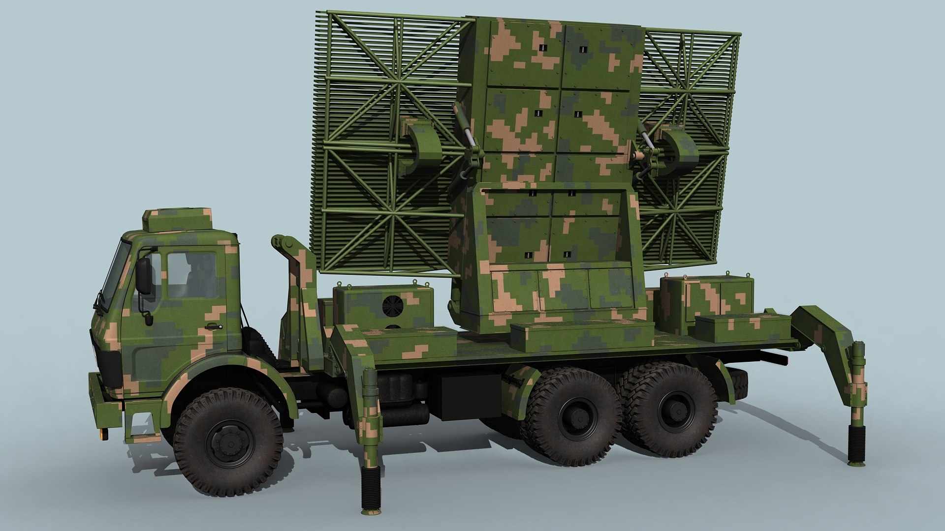 Type 305B Radar 3D Model - TurboSquid 1829635