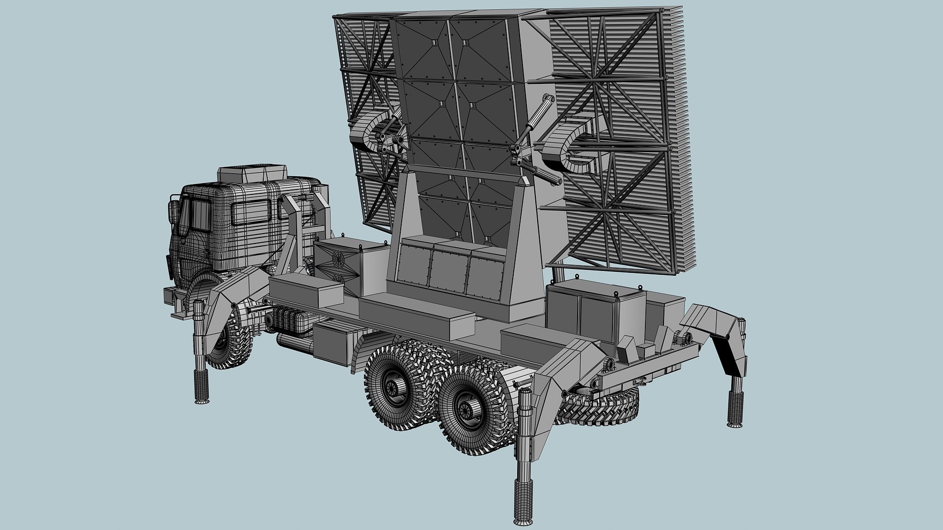 Type 305B Radar 3D Model - TurboSquid 1829635
