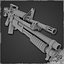 M4a1 Masterkey Weapons Rifle 3d Model
