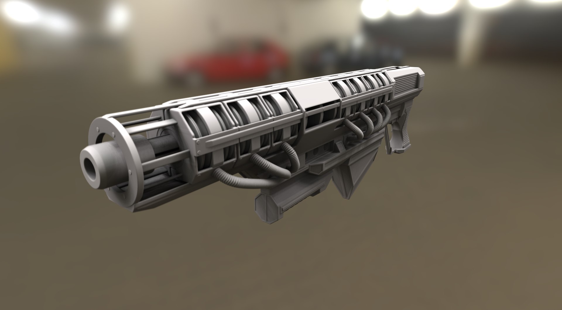 3d Version Rail Gun