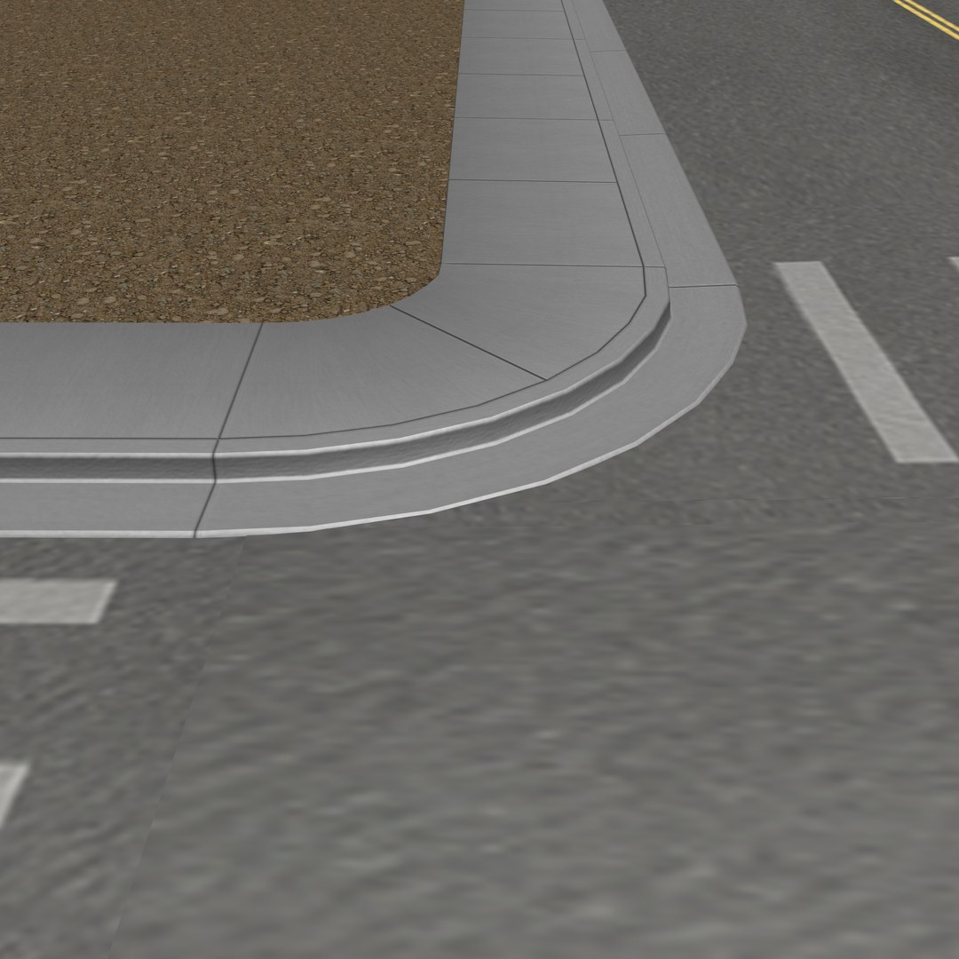 3d City Block Street