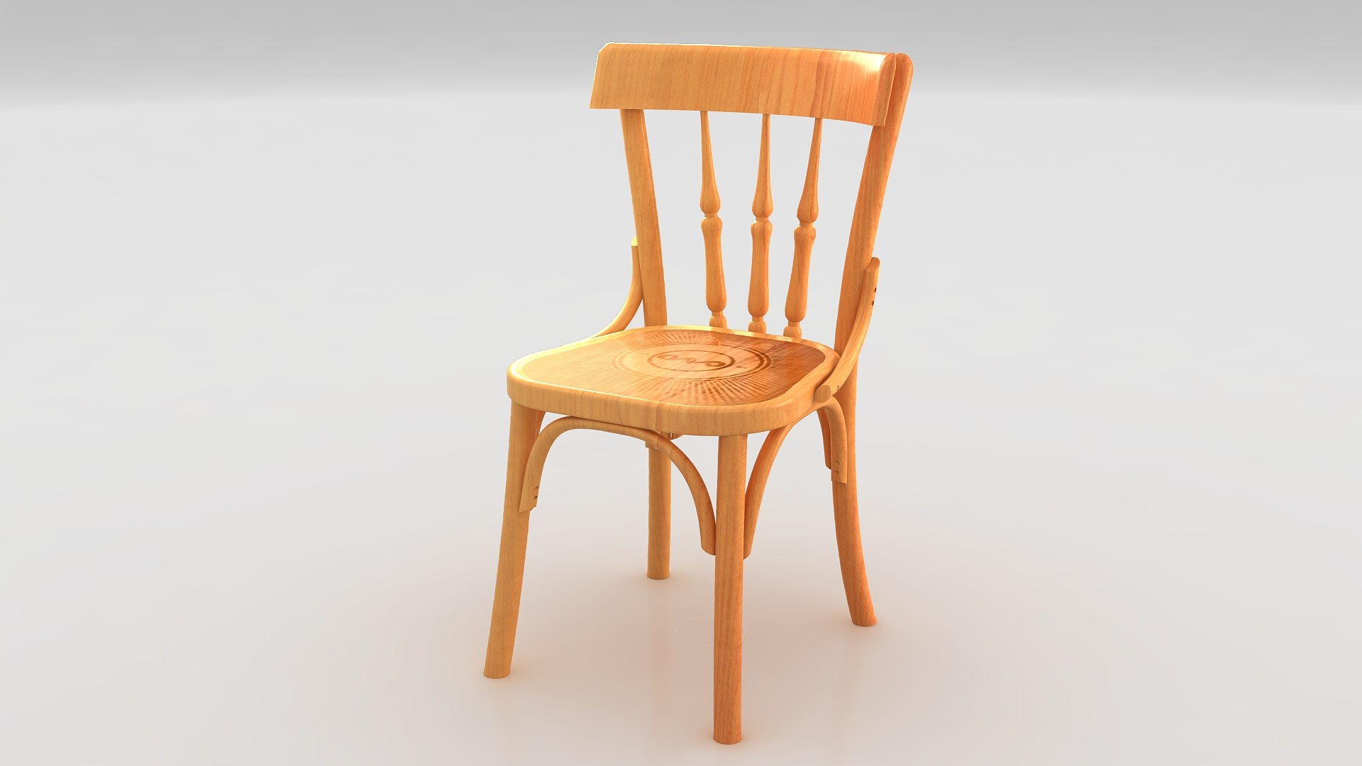 3D Cafe Chair Model 3 Model - TurboSquid 2083223