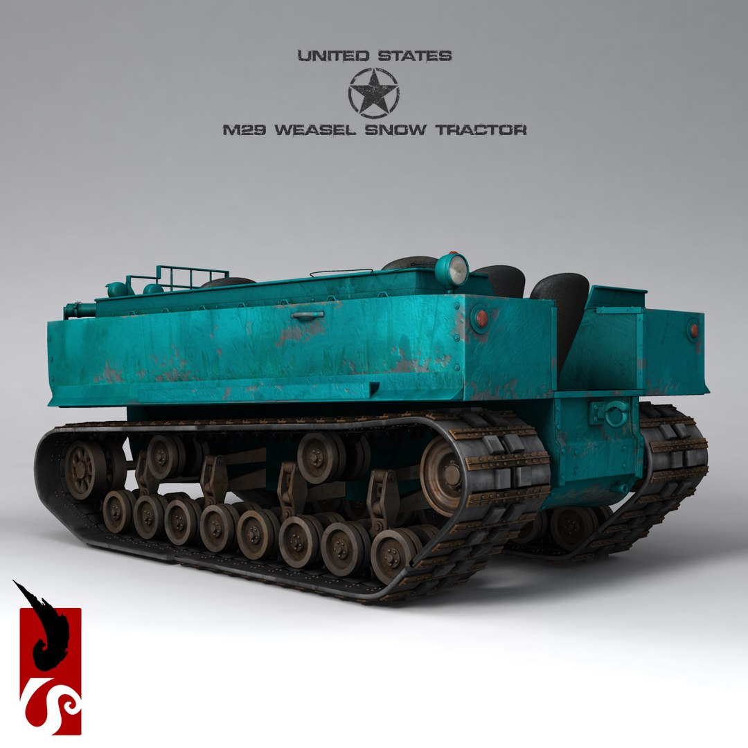 United States Wwii M29 3d Model