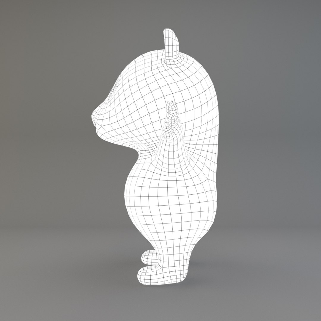 Cartoon Panda Model - TurboSquid 1218710