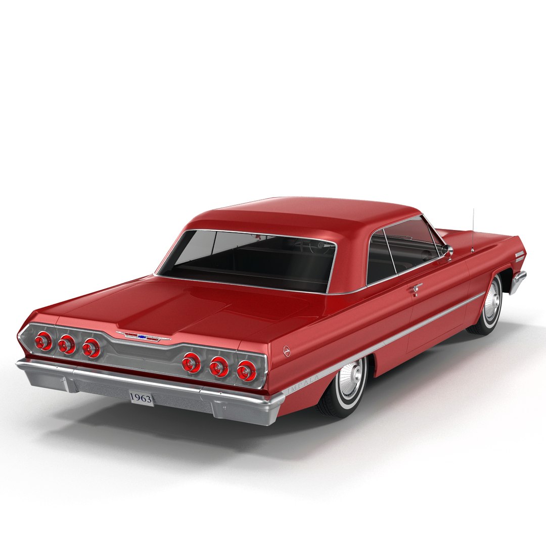 3d Impala 1963 Coupe Model