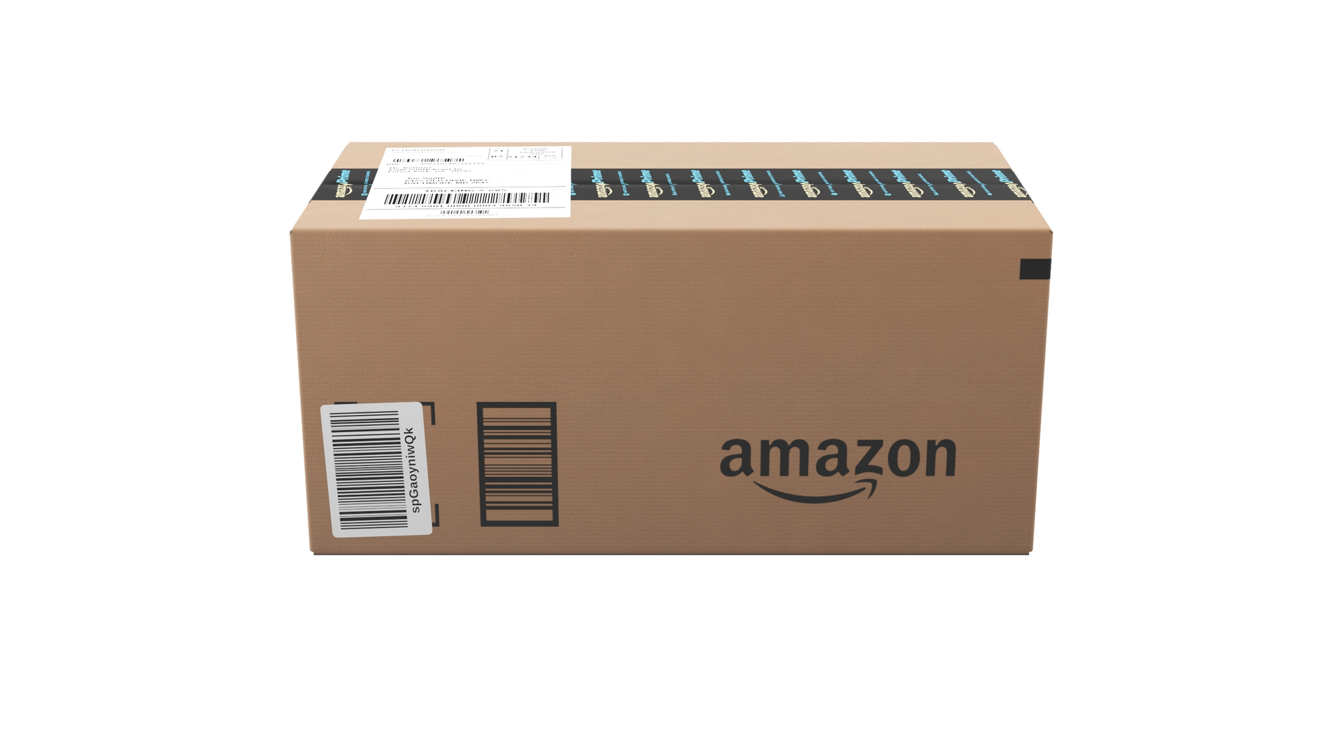 3D Amazon Parcels Box 36x20x18cm - TurboSquid 1990575