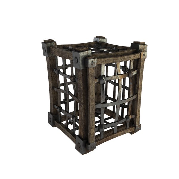 modelo 3d Jaula medieval - TurboSquid 1167542