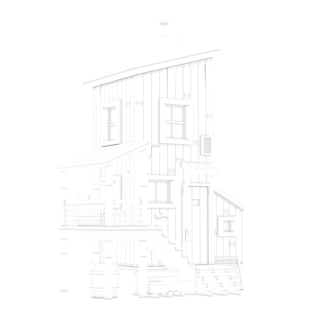 3D Custom House 01 Model - TurboSquid 2344764