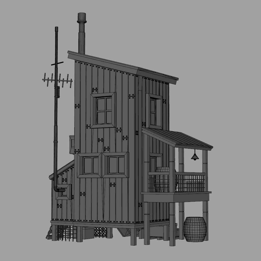 3D Custom House 01 Model - TurboSquid 2344764