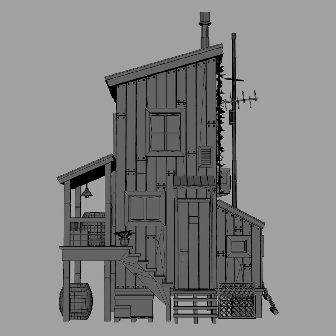 3D Custom House 01 Model - TurboSquid 2344764