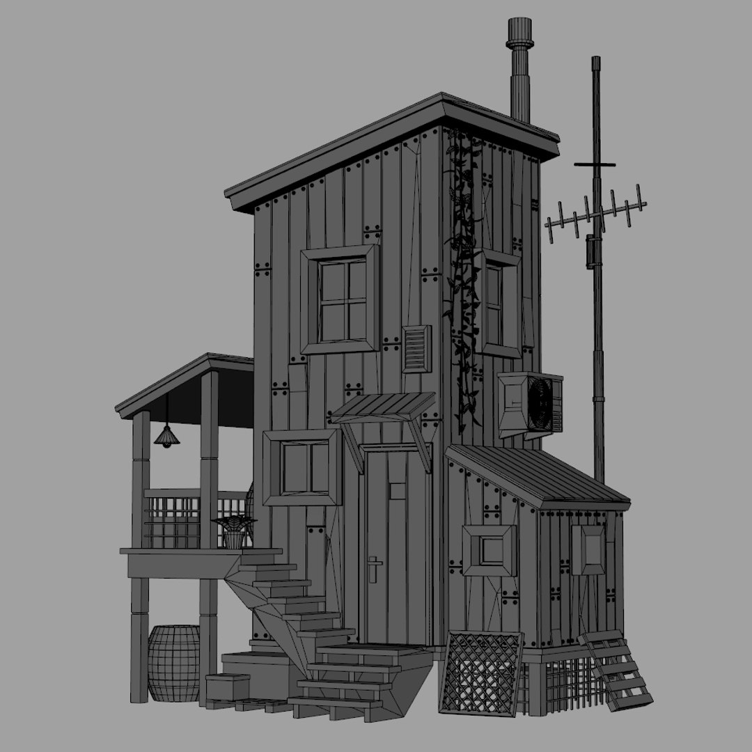 3D Custom House 01 Model - TurboSquid 2344764