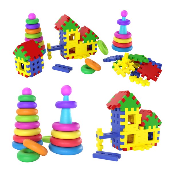 Childrens toy set Constructor 3D 모델 - TurboSquid 1984952