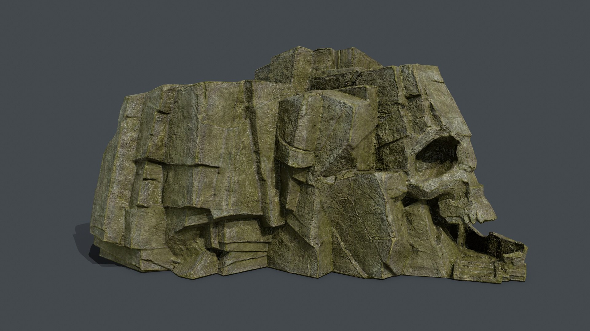 3D skull rock model - TurboSquid 1692236