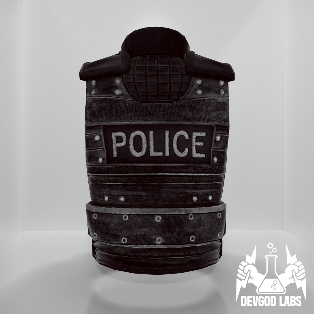 Police Tactical Combat Vest 3D - TurboSquid 1309245