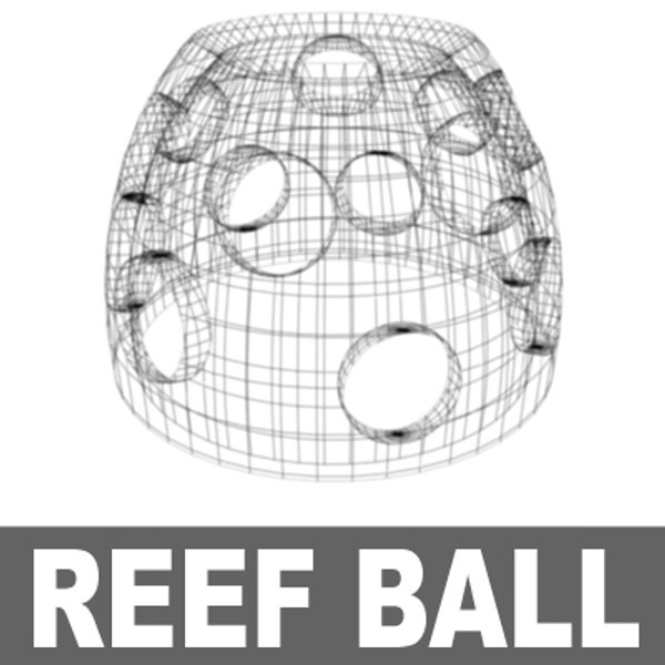 3d reef ball model