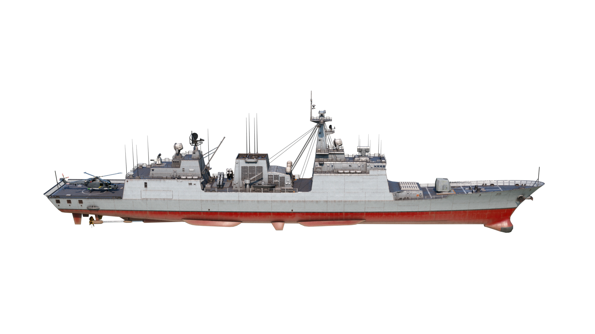 South Korean Navy Chungmugong Yi Sun-sin-class Destroyer KDX-2 3D Model - TurboSquid 2399124