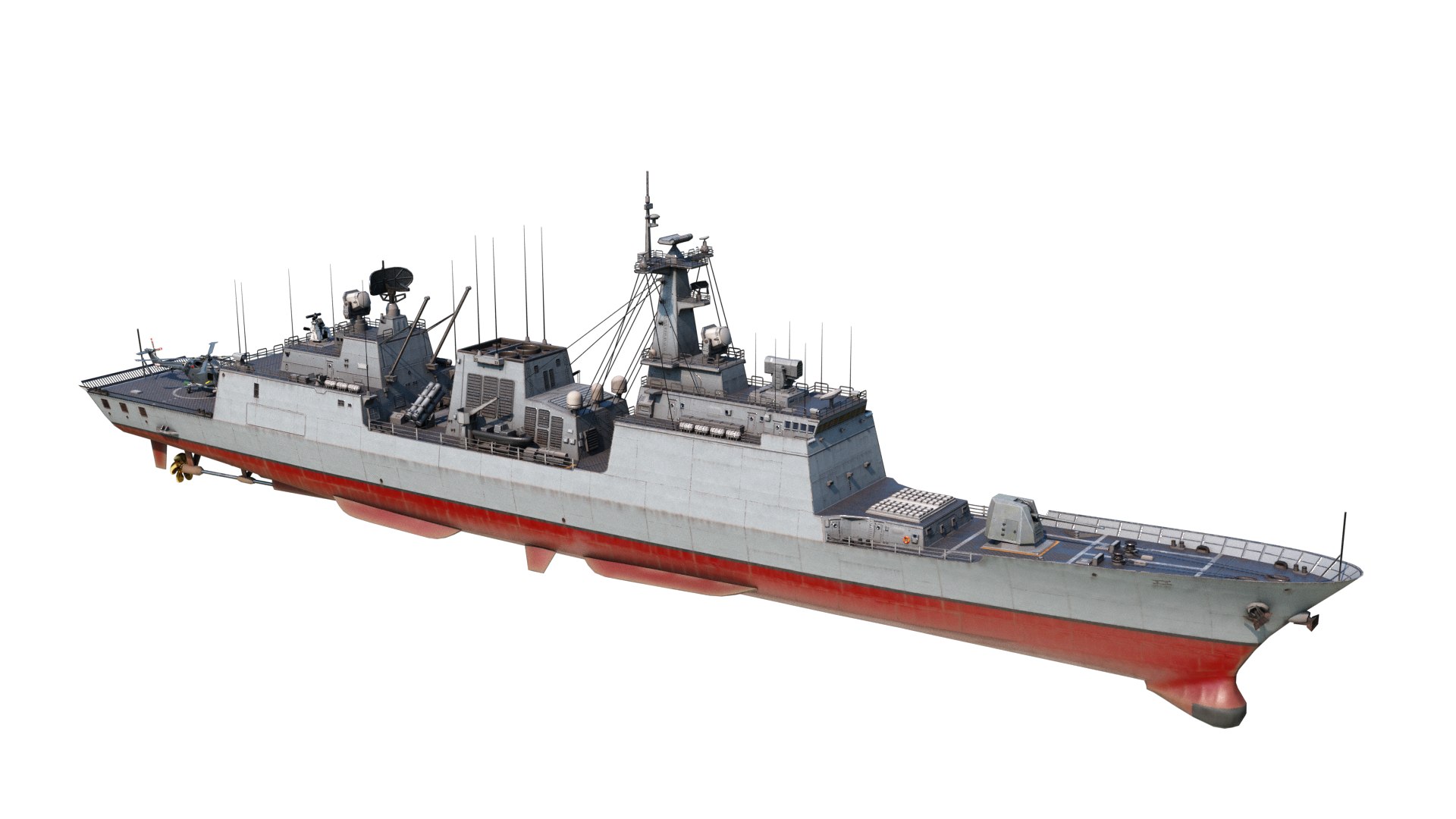 South Korean Navy Chungmugong Yi Sun-sin-class Destroyer KDX-2 3D Model - TurboSquid 2399124
