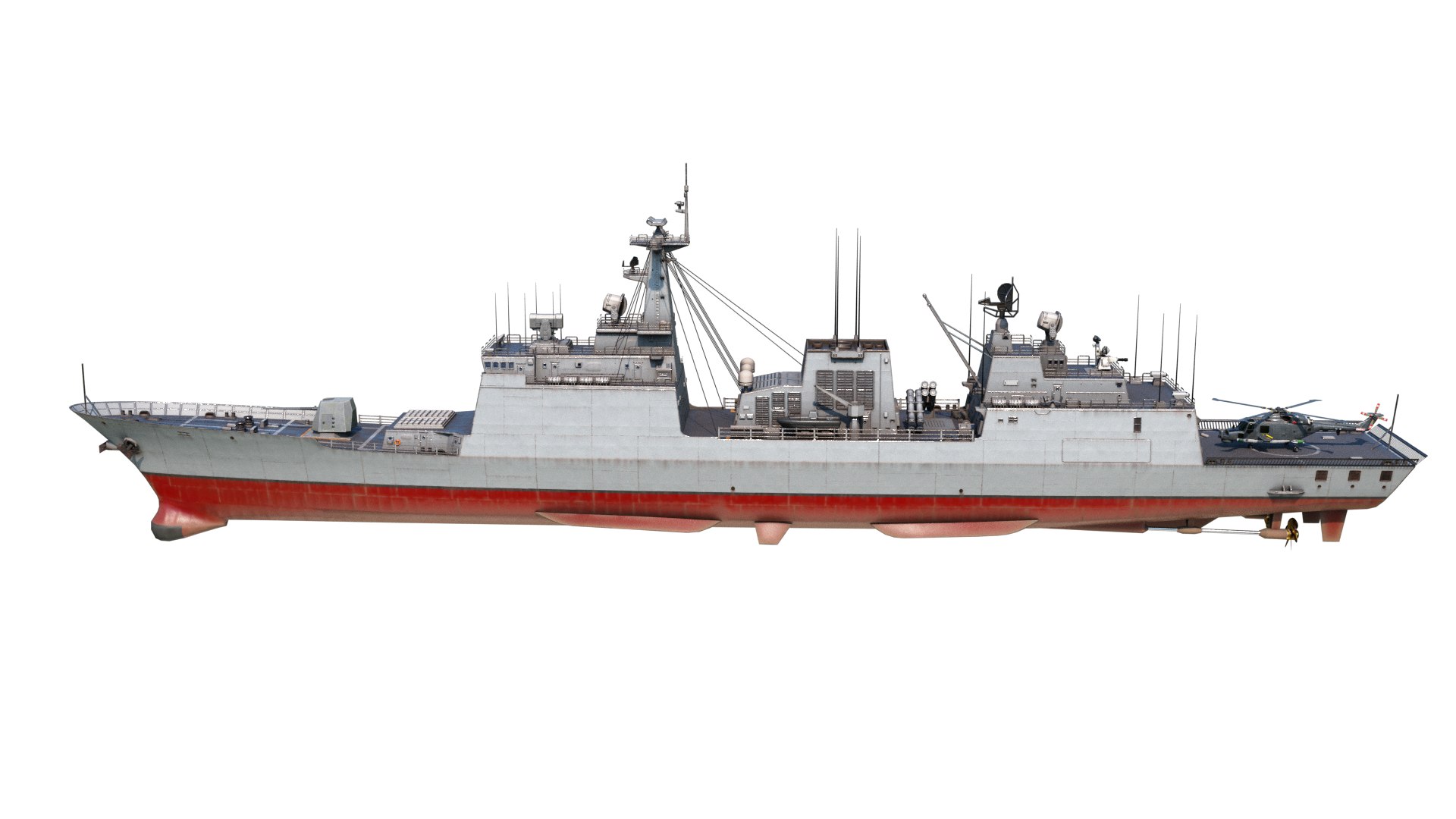 South Korean Navy Chungmugong Yi Sun-sin-class Destroyer KDX-2 3D Model - TurboSquid 2399124