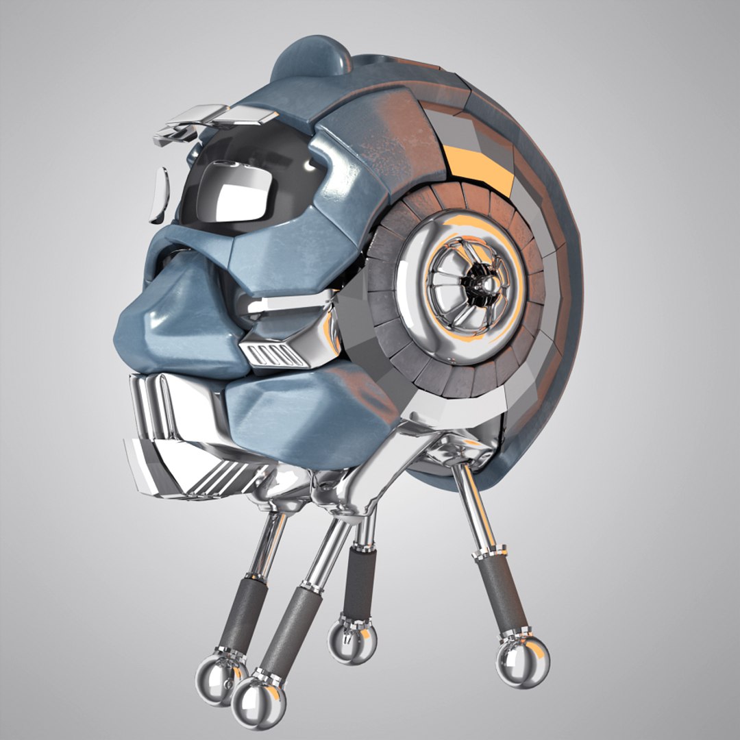 Transformer Head Robot 3d 3ds