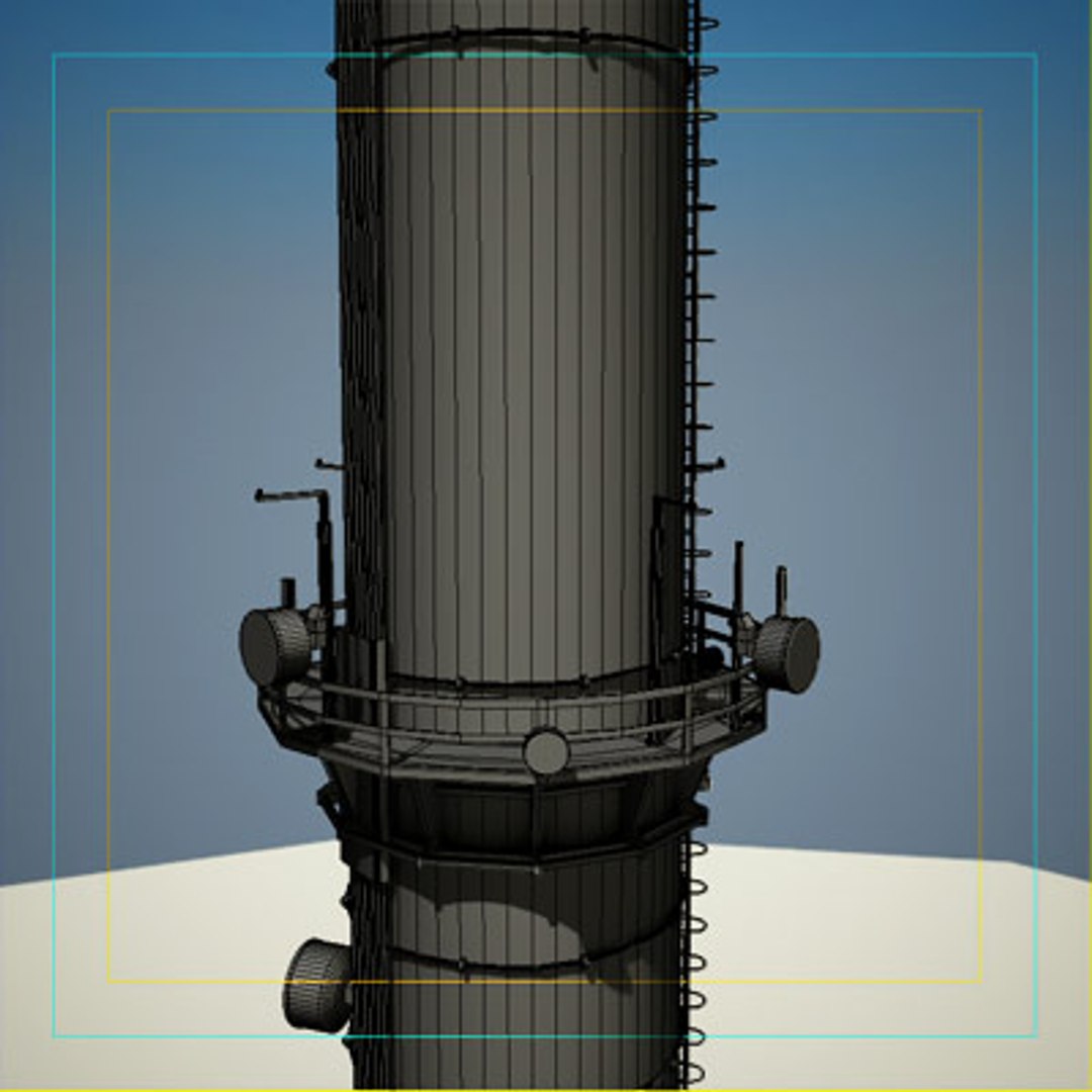3d X Factory Chimney