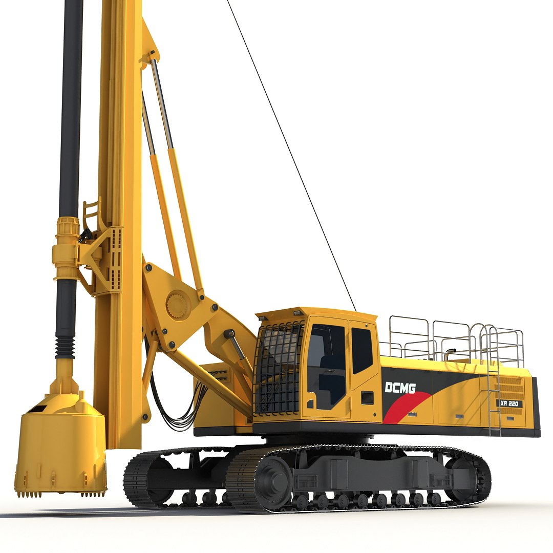 Rotary Drilling Rig 3D - TurboSquid 1168272