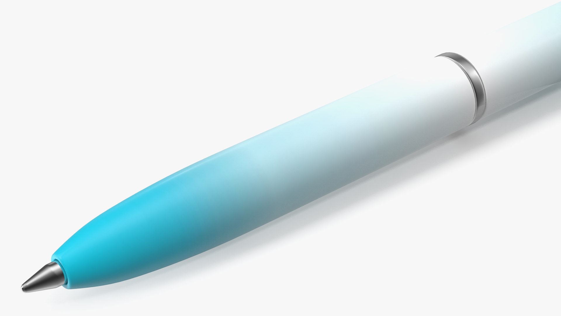 3D Ballpoint Pen With Crown Blue - TurboSquid 2027885