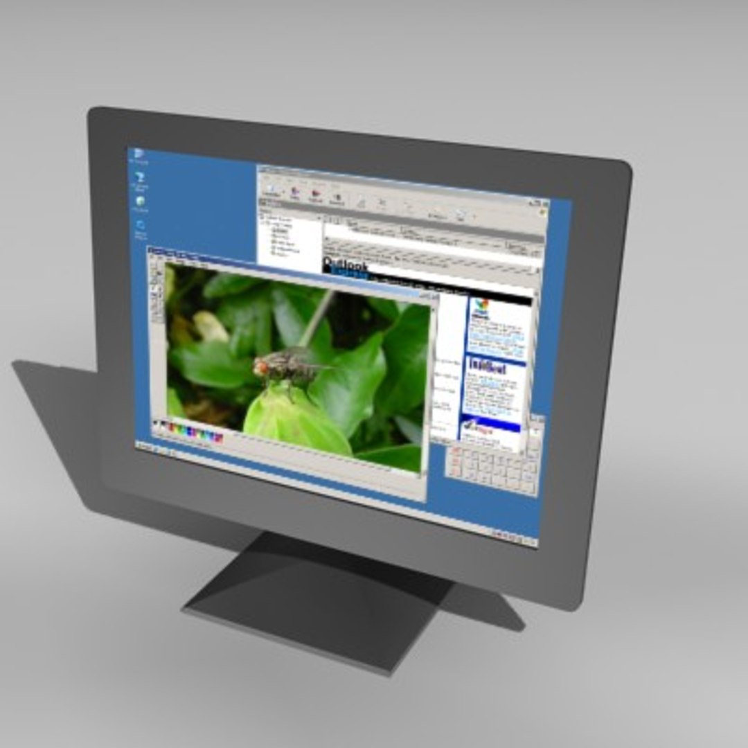 Screen Display 3d Model