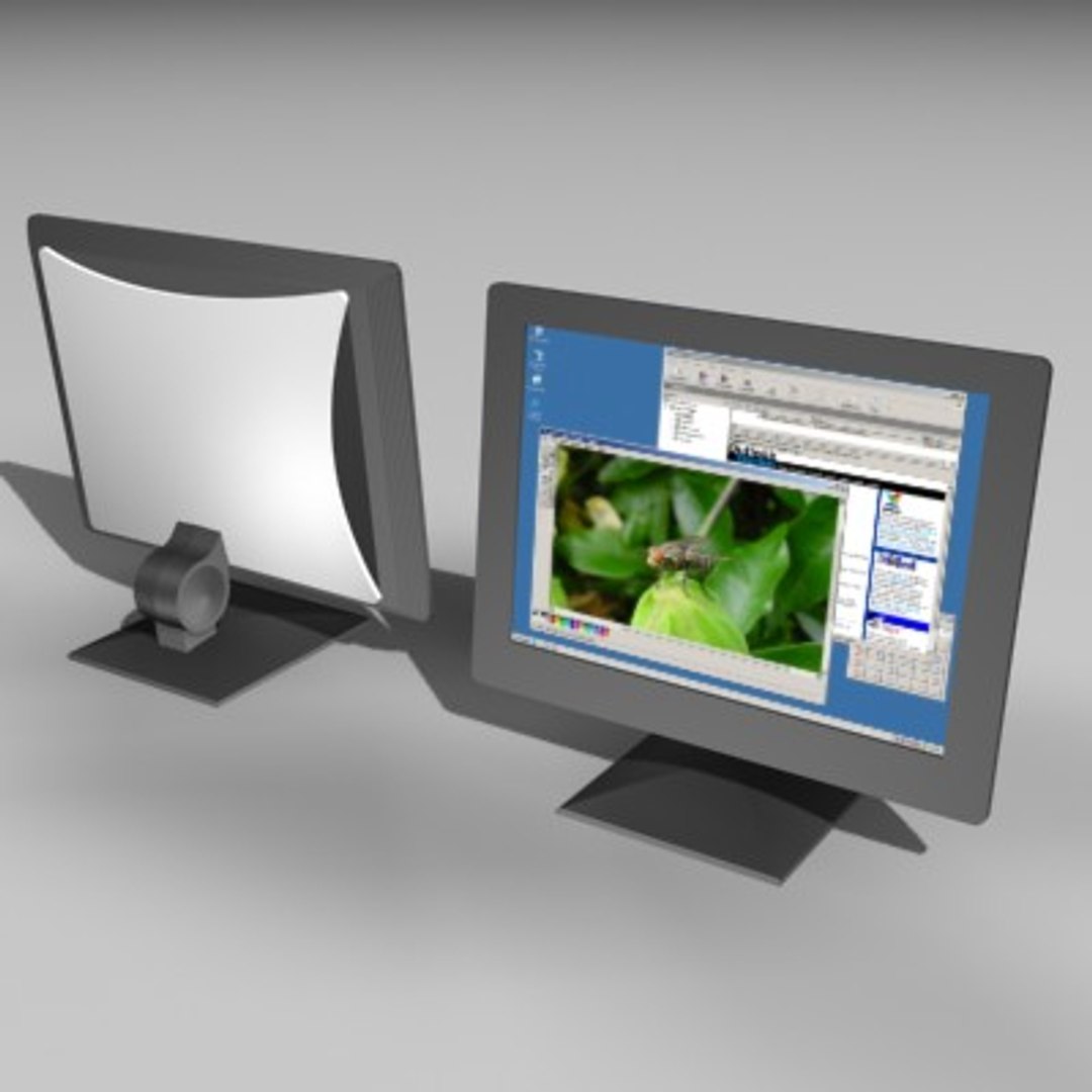 Screen Display 3d Model