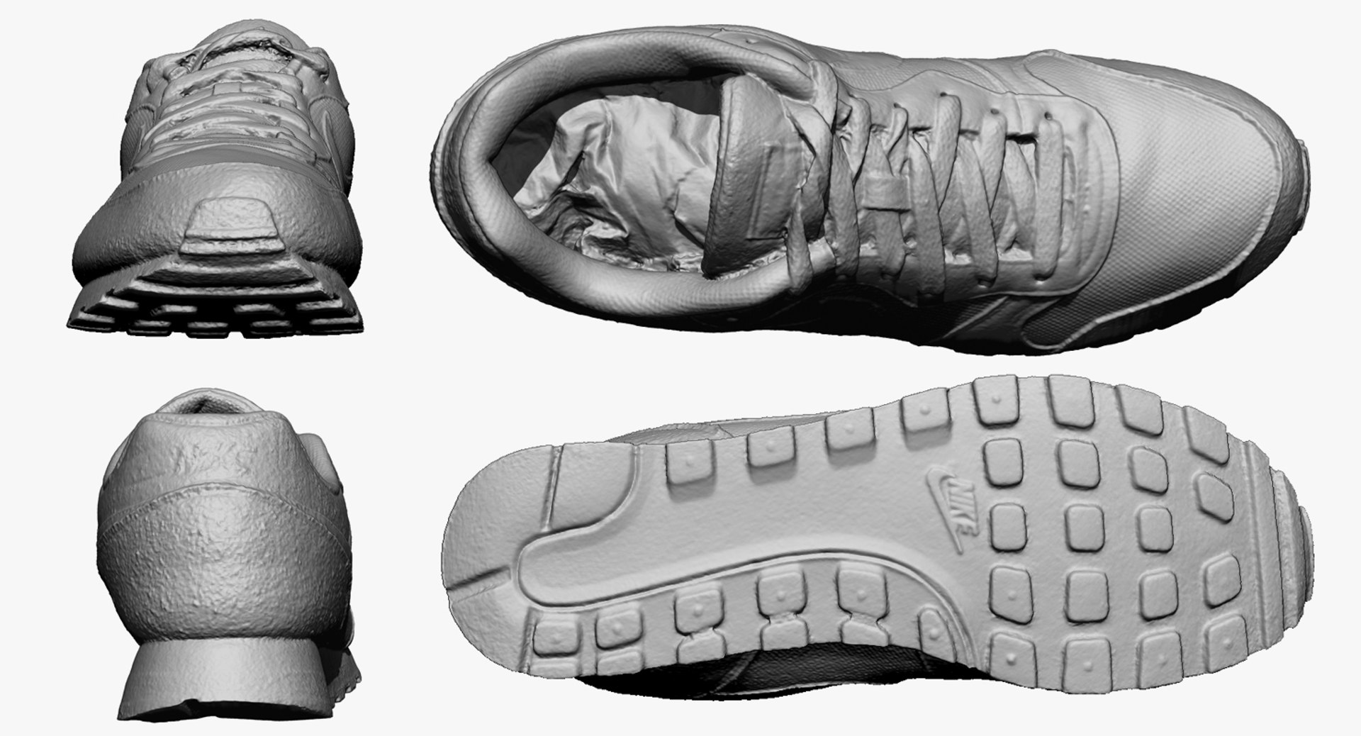 Realistic Nike Sneakers 3D Model - TurboSquid 1425014