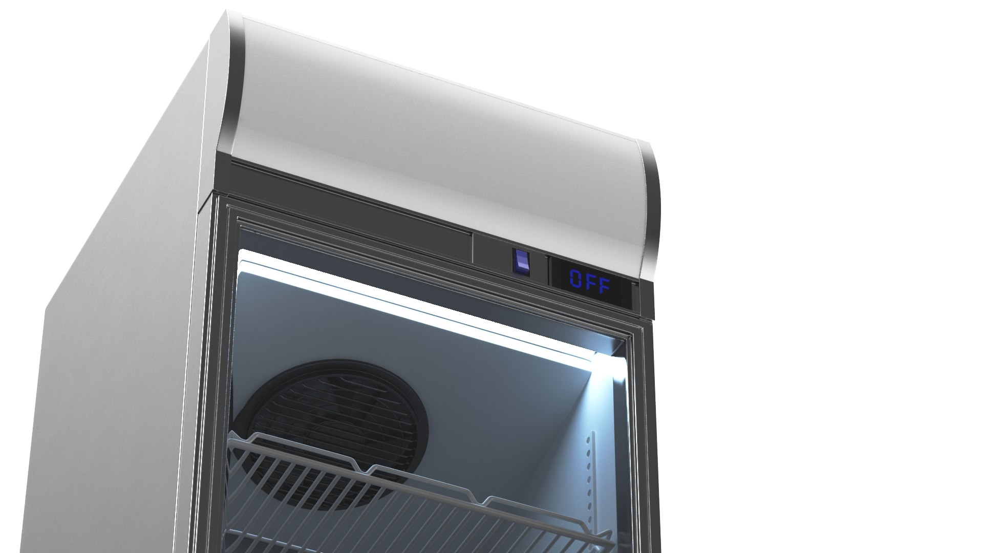 3D Detailed Single Door Fridge Model - TurboSquid 2031397