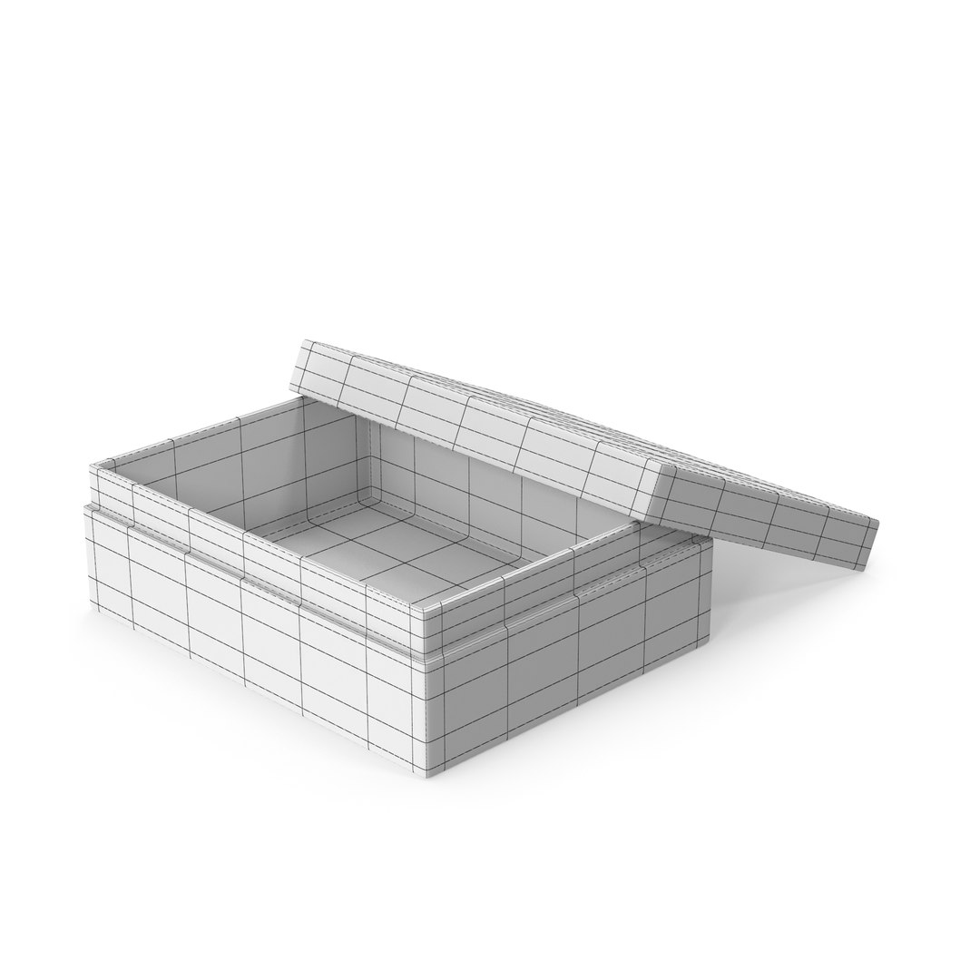 Red Open Box 2 3D Model - TurboSquid 2078656