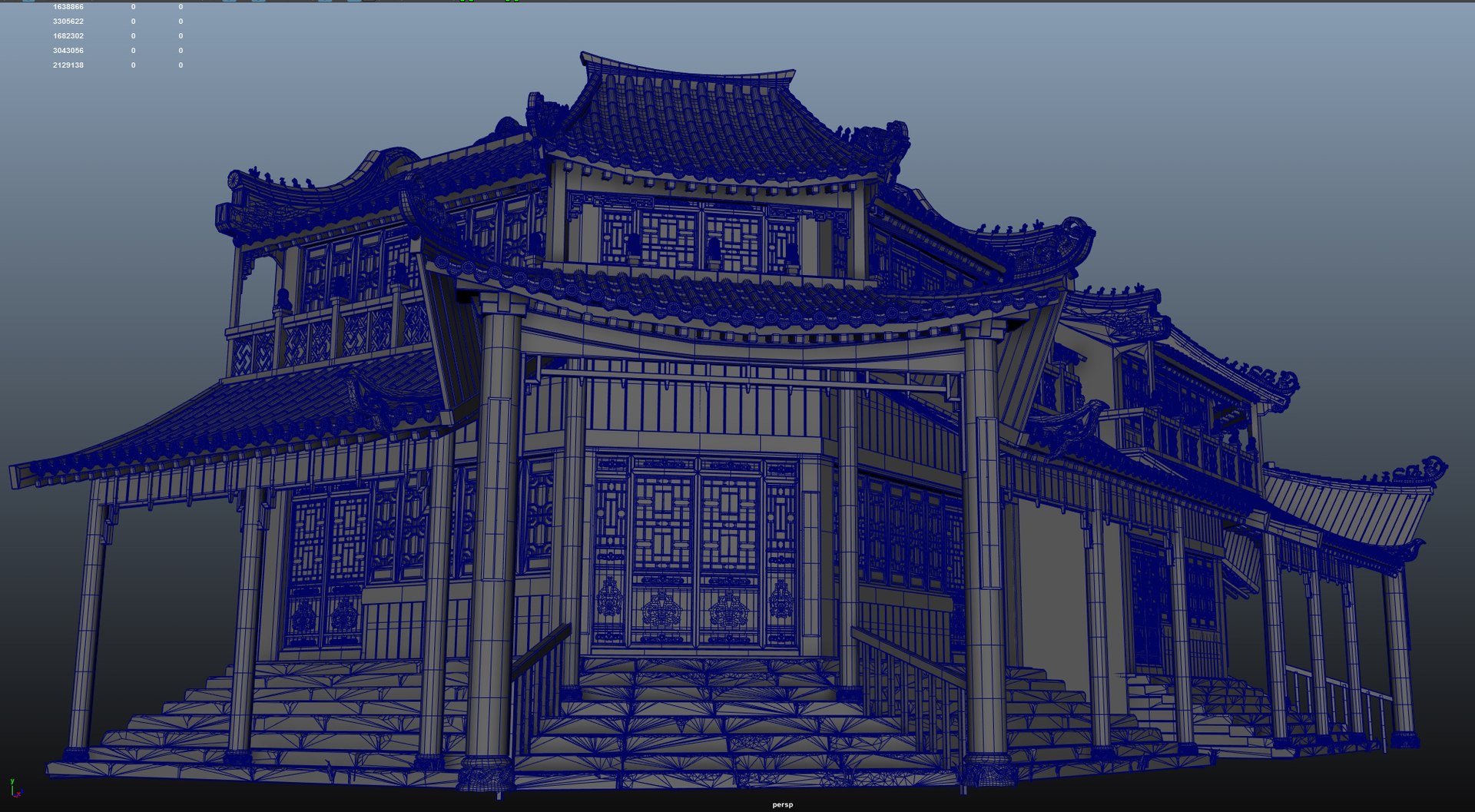 3D Ancient Architecture Model - TurboSquid 1719136