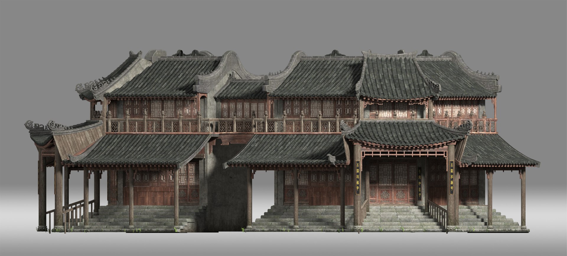 3D Ancient Architecture Model - TurboSquid 1719136
