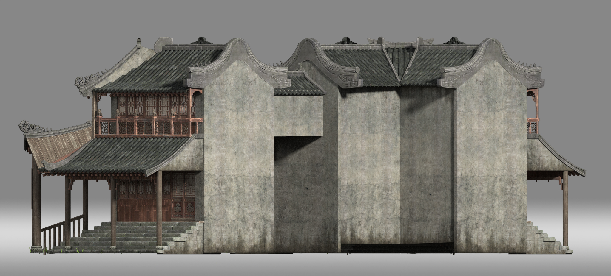 3D ancient architecture model - TurboSquid 1719136