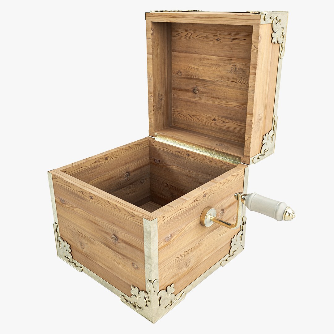 3D Ornate Wind Up Box - TurboSquid 2065166