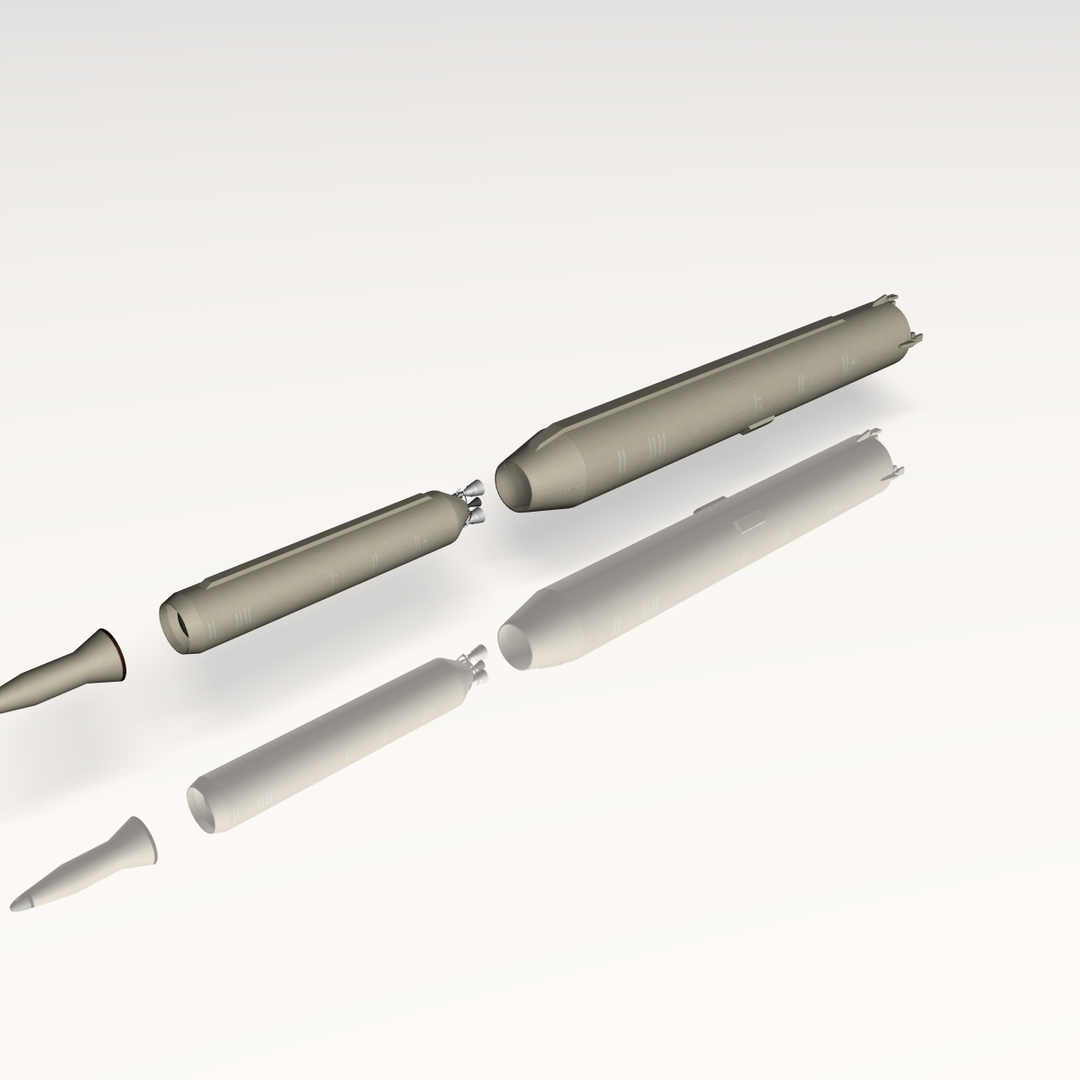 3ds Max 2 Simorgh Missile