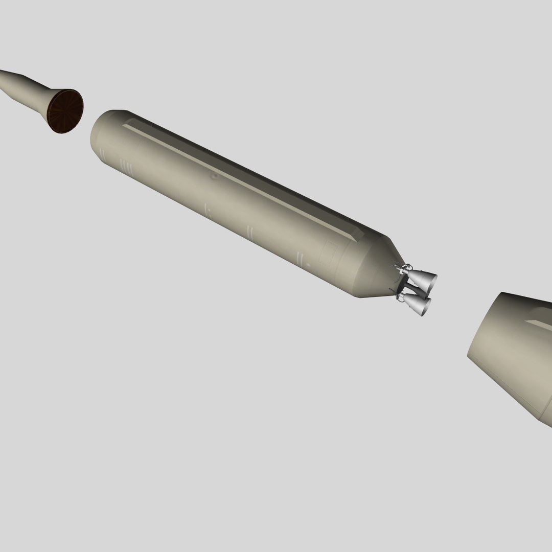 3ds Max 2 Simorgh Missile