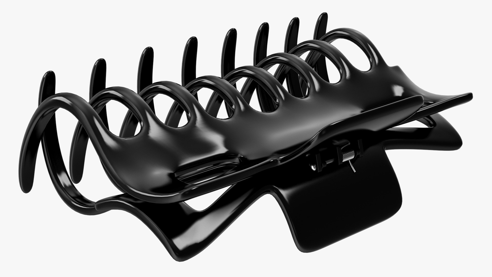 3D Plastic Claw Hair Clip - TurboSquid 2117329