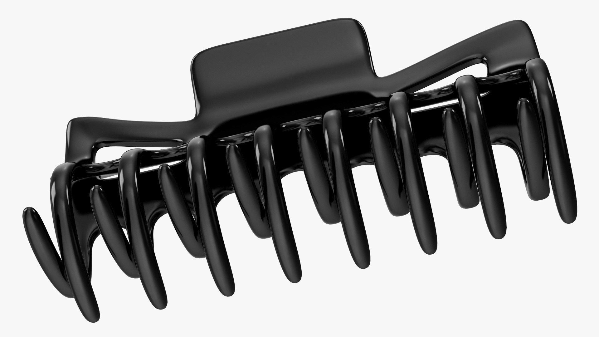 3D Plastic Claw Hair Clip - TurboSquid 2117329