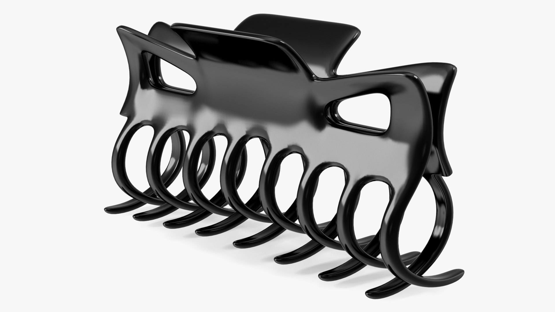 3D Plastic Claw Hair Clip - TurboSquid 2117329