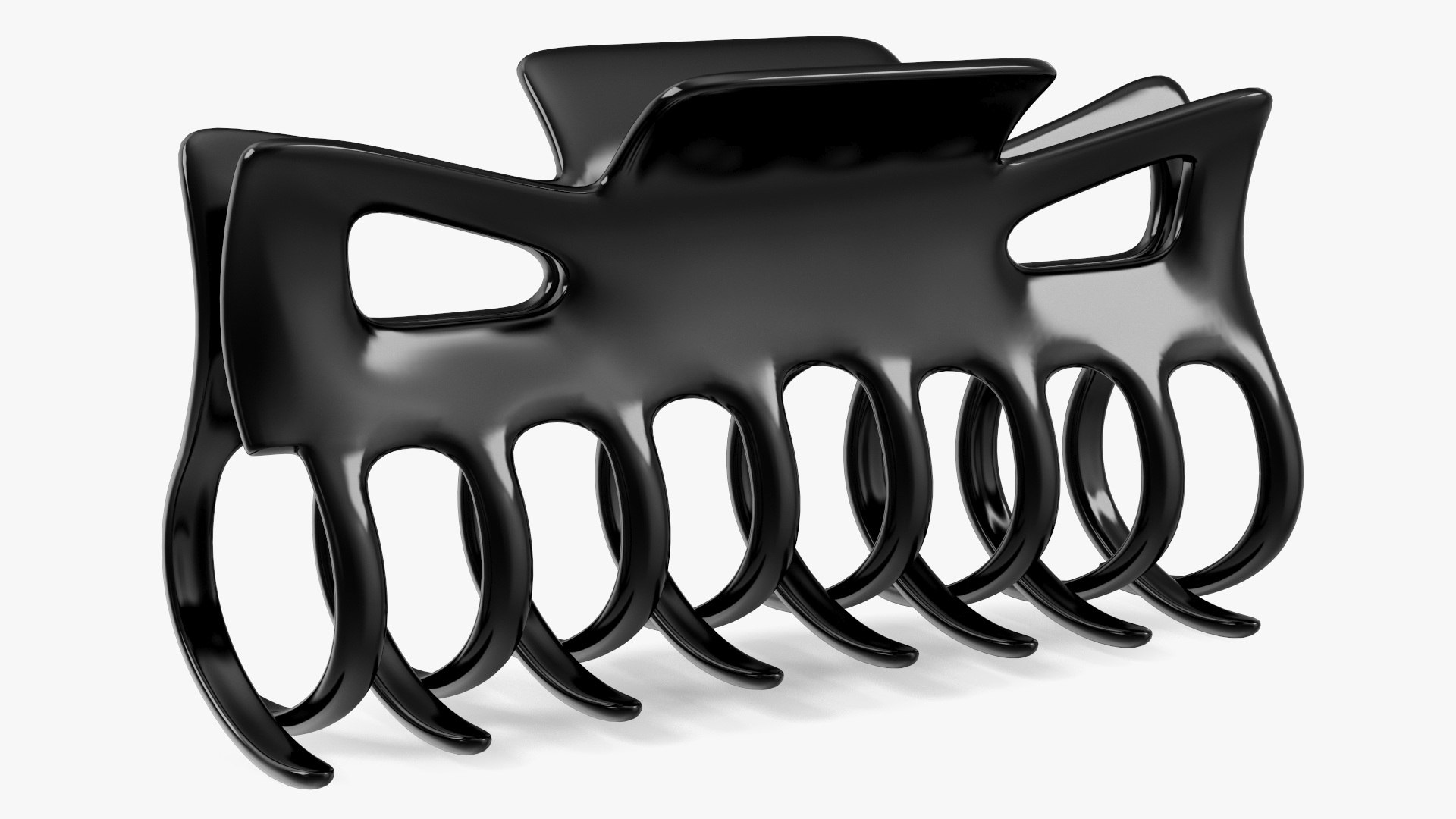 3D Plastic Claw Hair Clip - TurboSquid 2117329