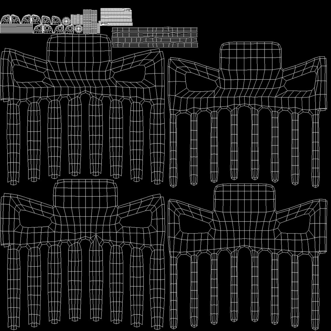 3D Plastic Claw Hair Clip - TurboSquid 2117329