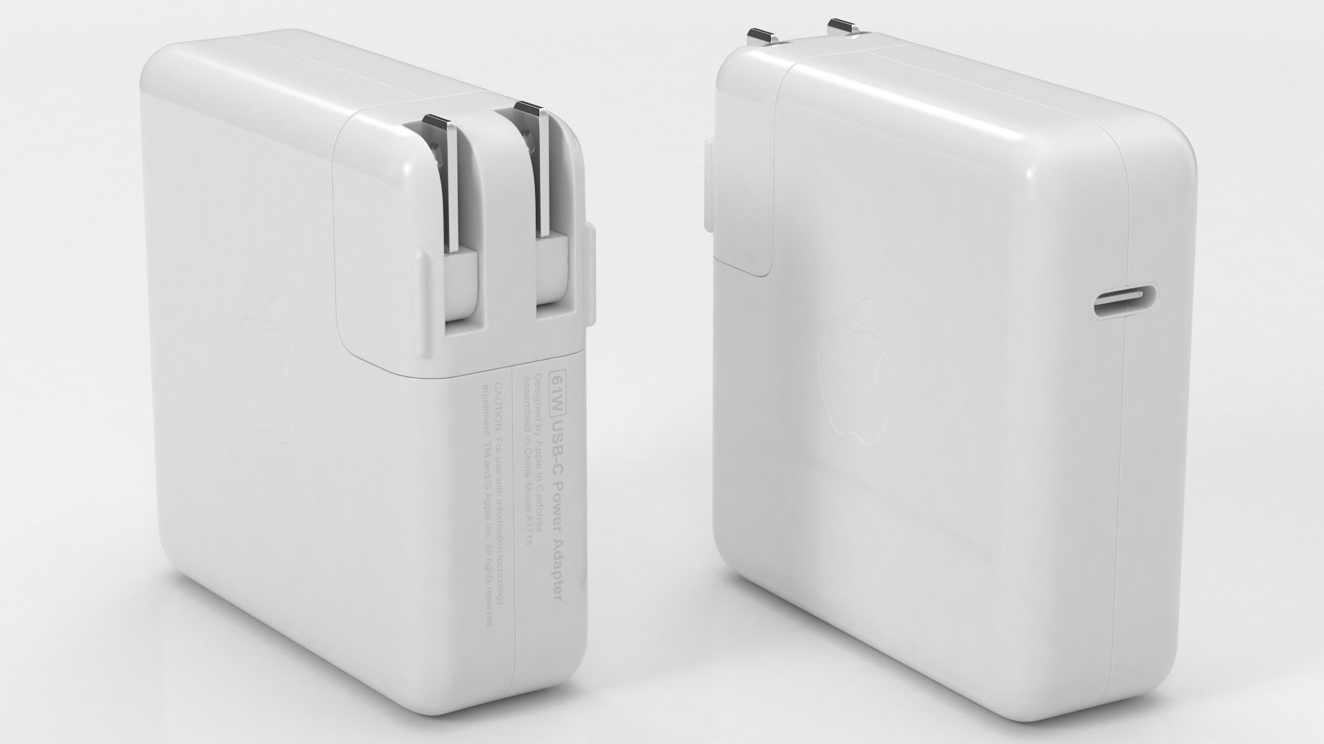 3D Apple 61w Usb Type Model - TurboSquid 1663154