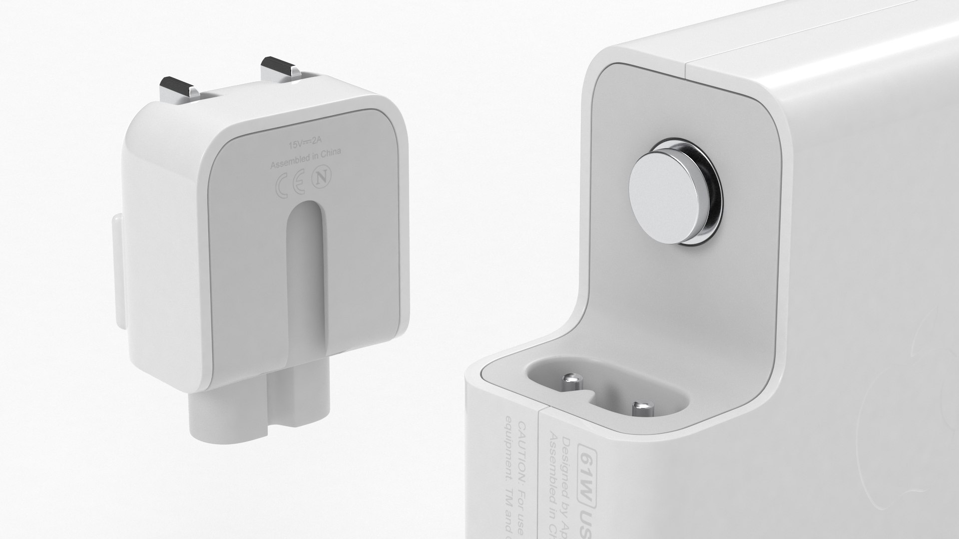 3D Apple 61w Usb Type Model - TurboSquid 1663154