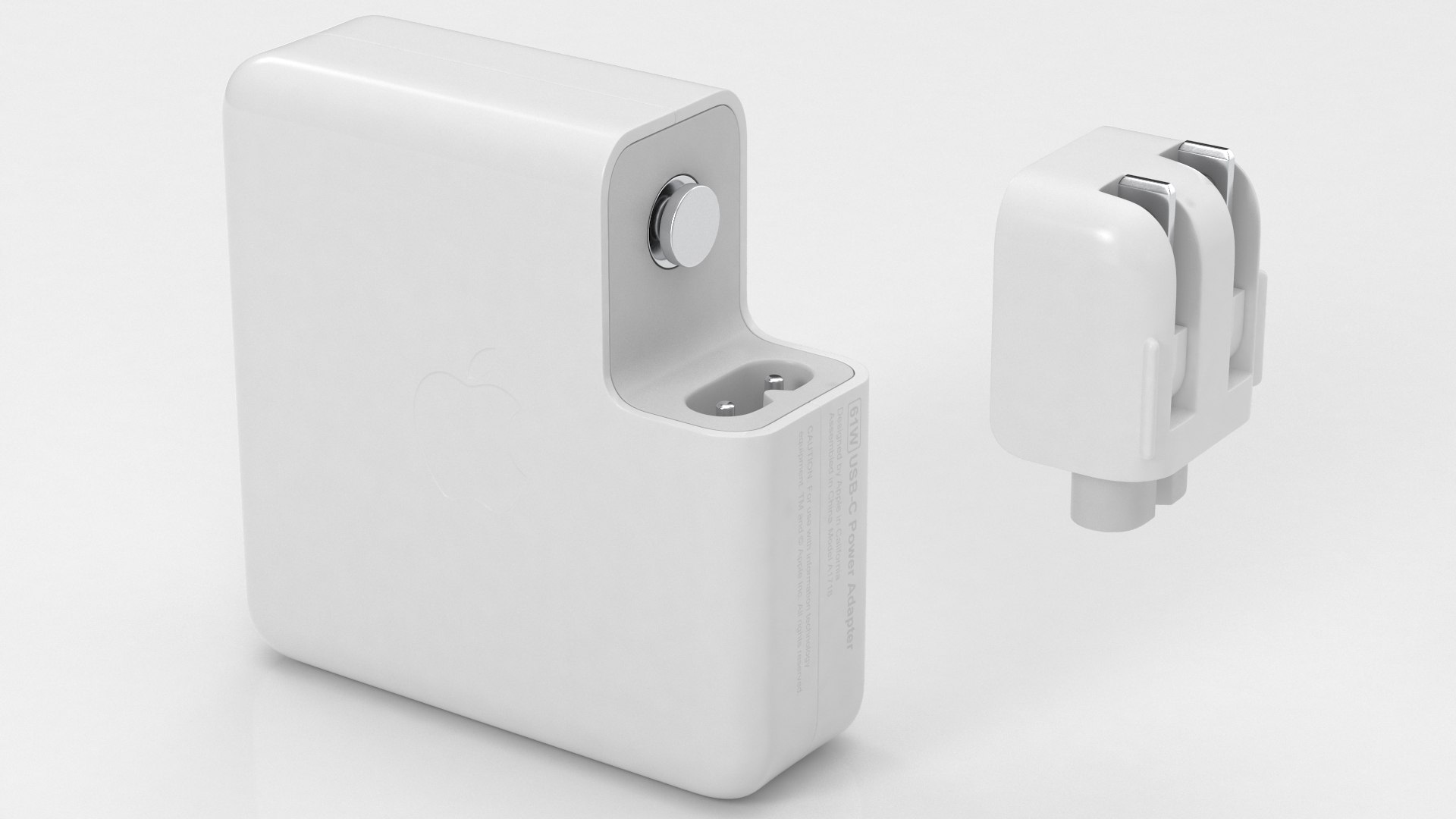 3D Apple 61w Usb Type Model - TurboSquid 1663154