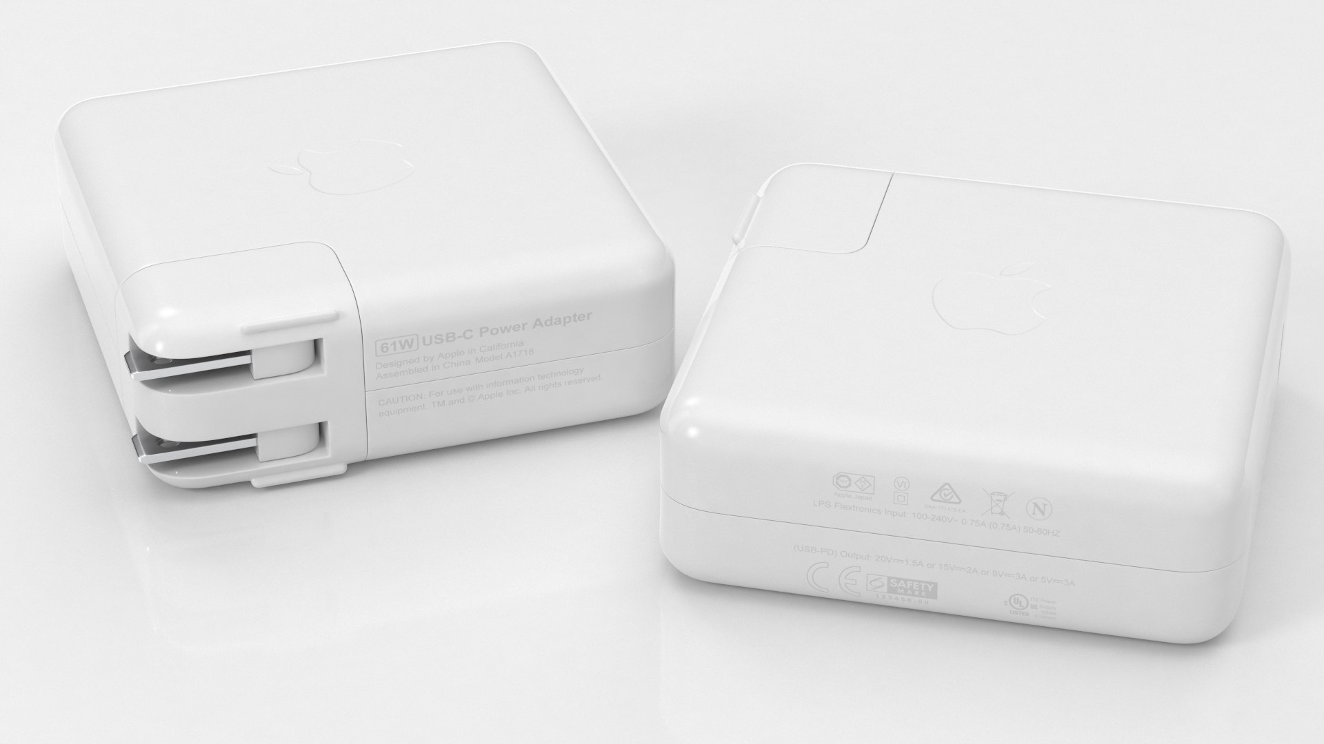 3D Apple 61w Usb Type Model - TurboSquid 1663154