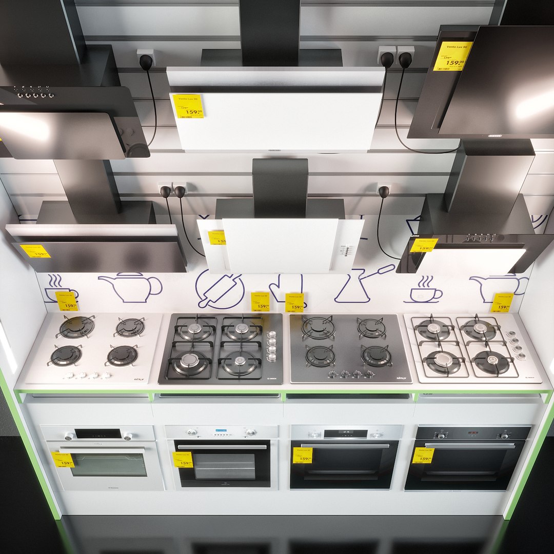 3D hoods room model - TurboSquid 1478310