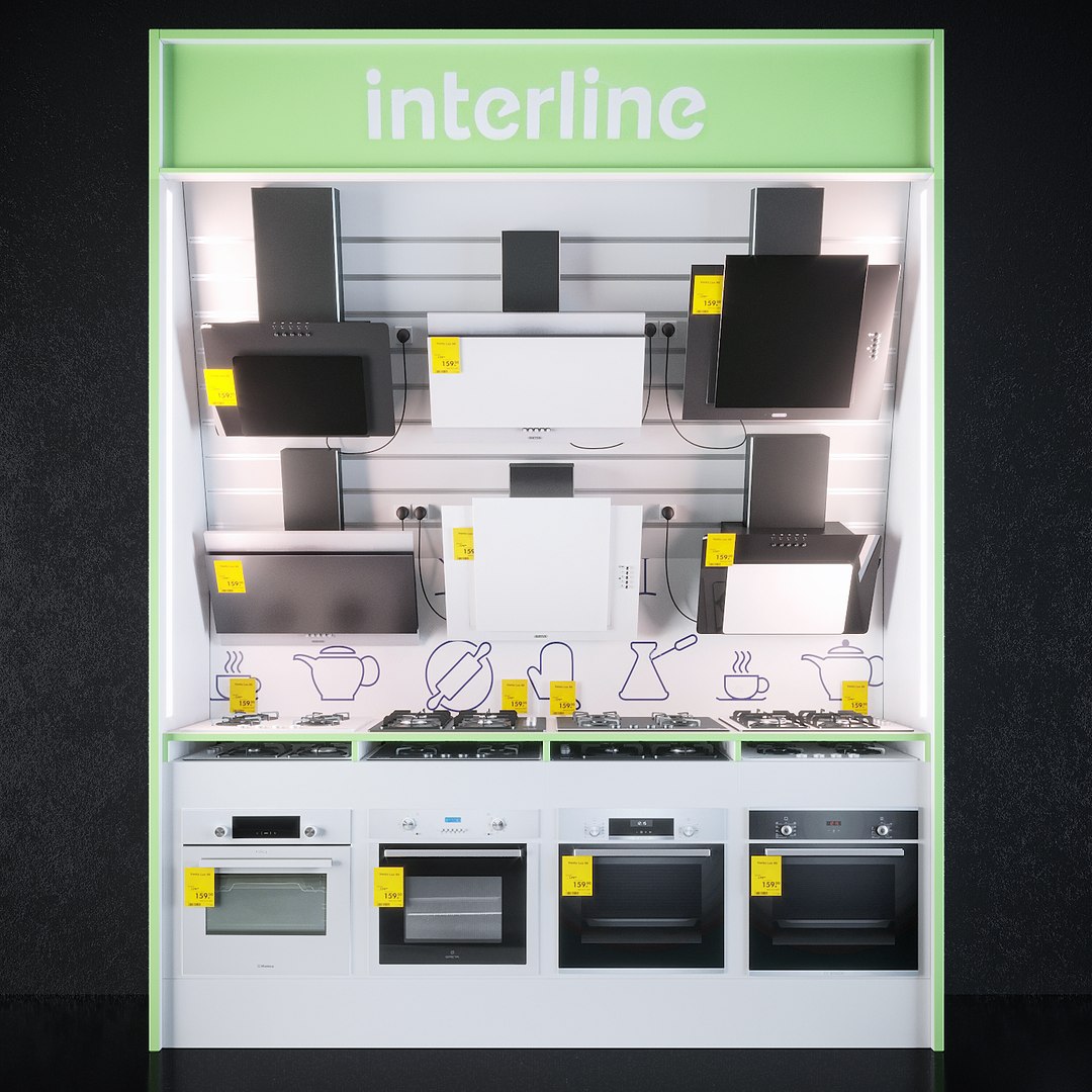 3D hoods room model - TurboSquid 1478310