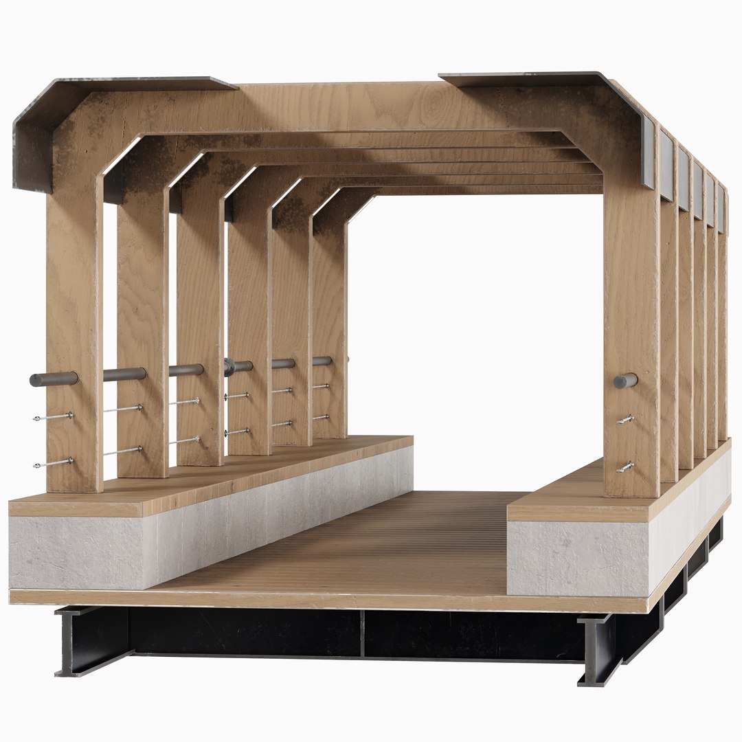 3D Modular Bridge Set 2 - TurboSquid 2389819